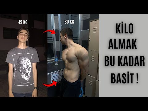 Temiz bir şekilde nasıl 30 kg aldım! Kilo almak bu kadar basit