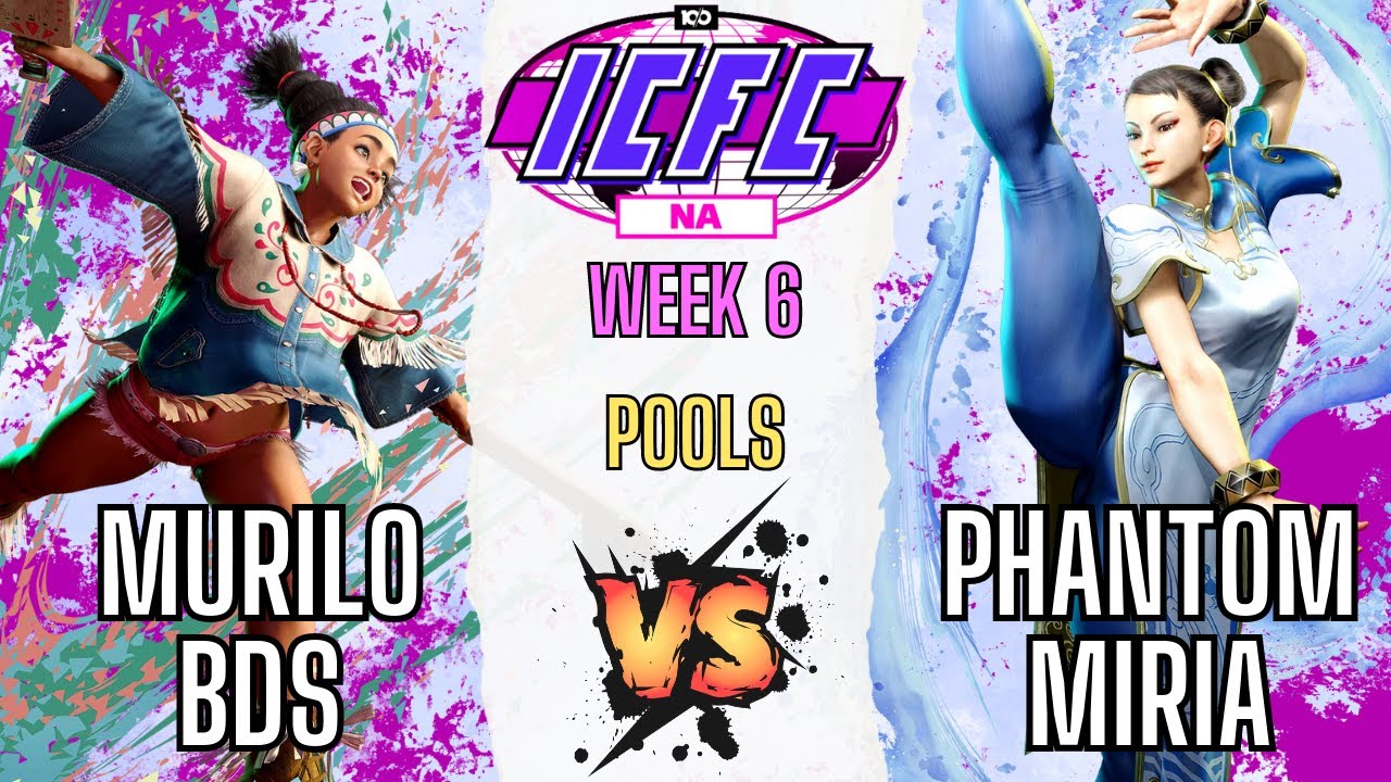 SF6 👊 MuriloBds (Lily) vs PhantomMiria (Chun-Li) 👊 ICFC NA SF6 Summer ...