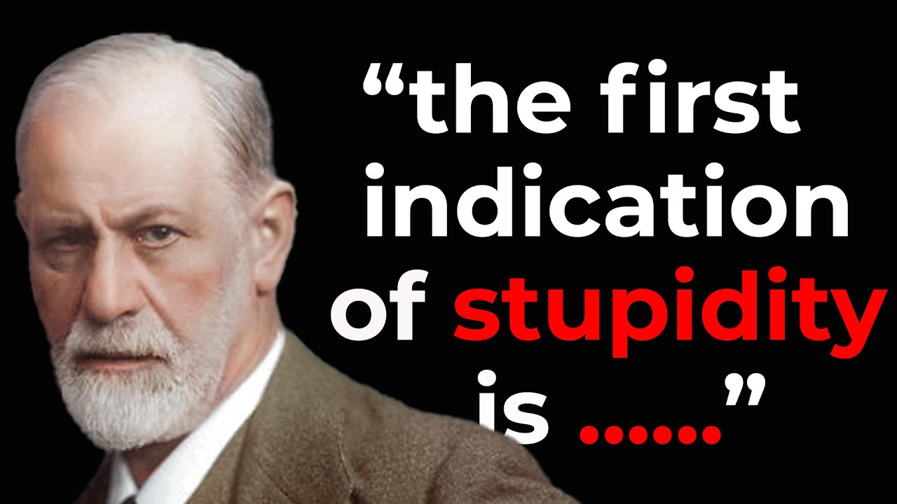 Sigmund Freud's most Mind Blowing quotes - YouTube