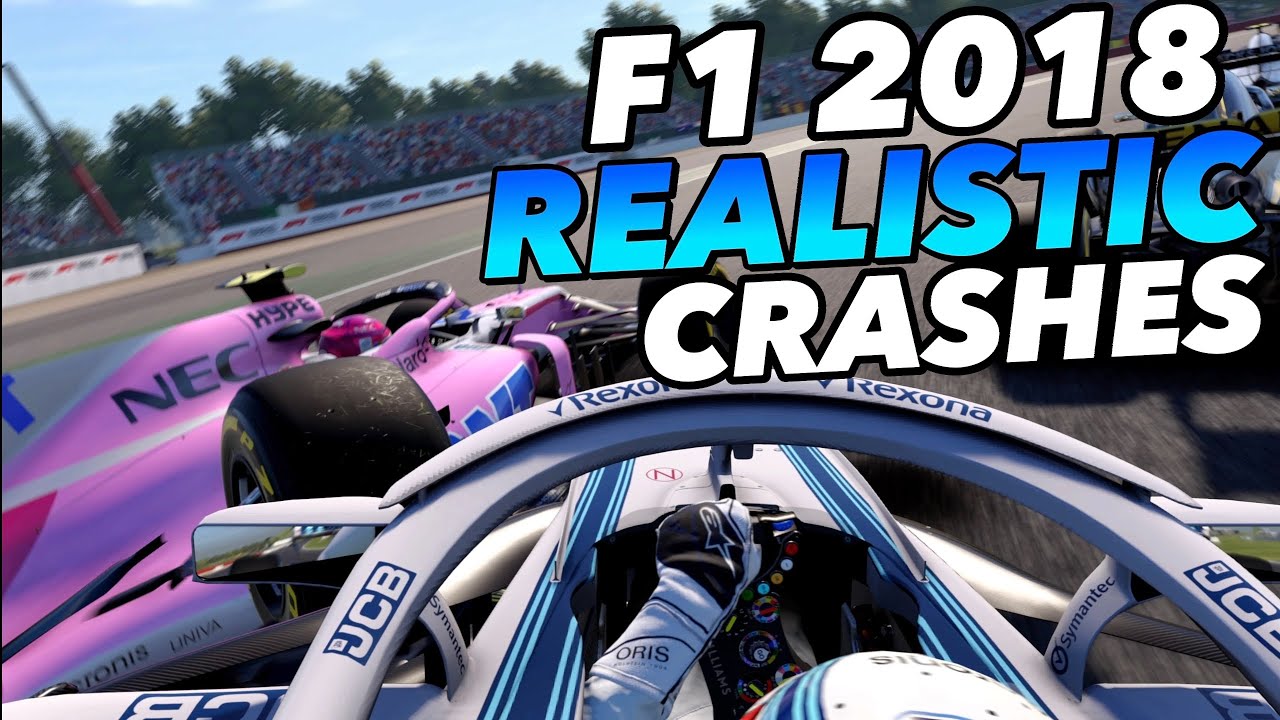 F1 2018 REALISTIC CRASHES - YouTube