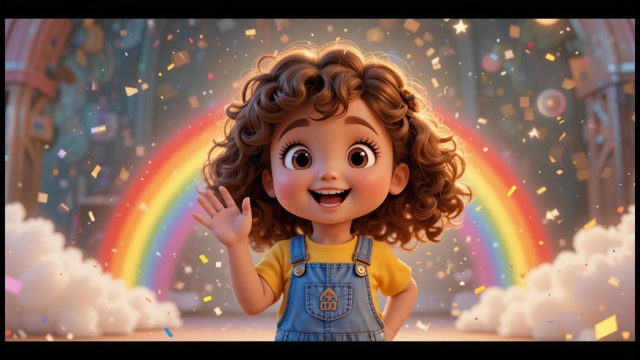 Mia's Rainbow Adventure| Learning Rainbow Colors| - YouTube