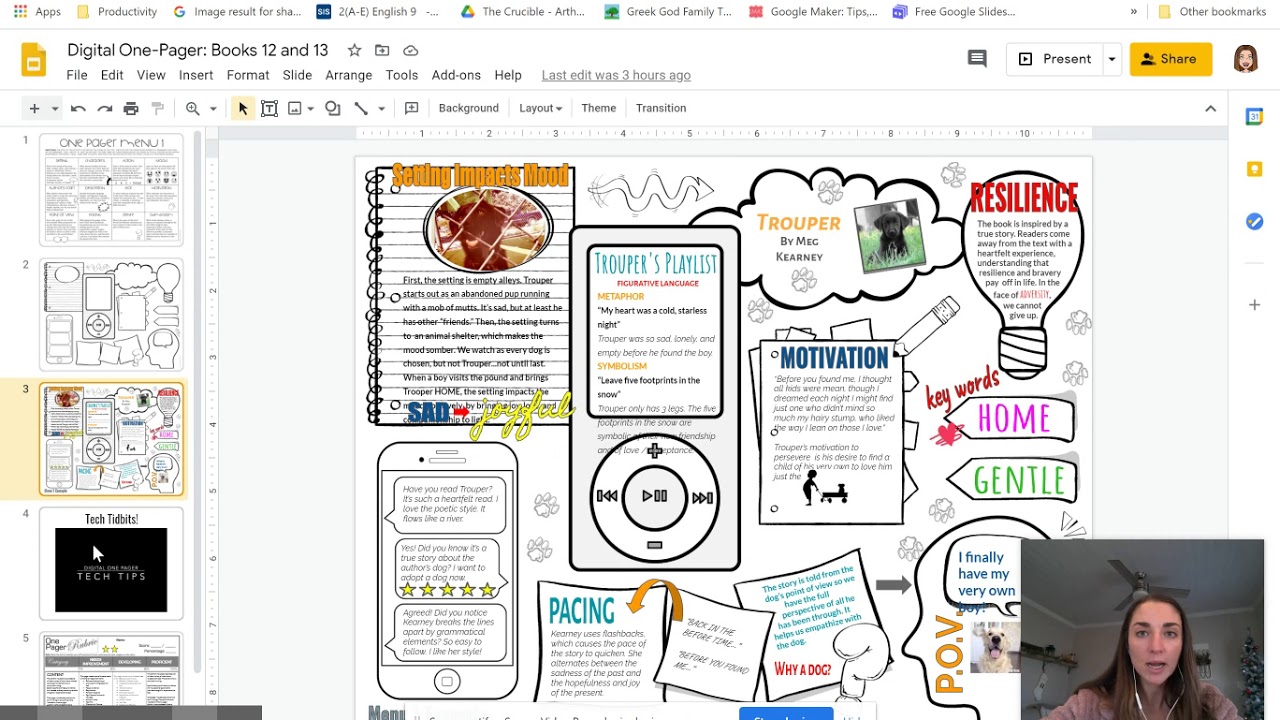 Honors: One-Pager Lesson! - YouTube