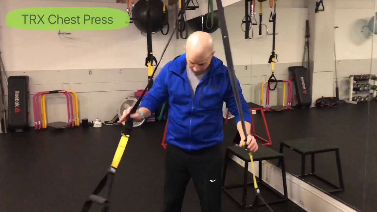 TRX Chest Press - YouTube