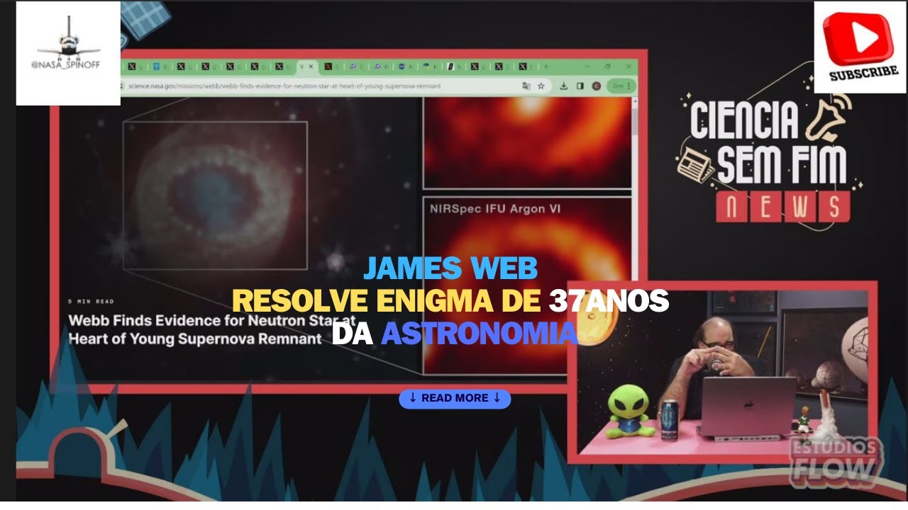 James Web resolve Enigma de 37 anos da Astronomia - YouTube