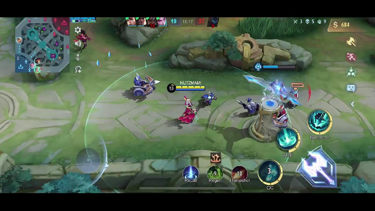 Watch me play Mobile Legends: Bang Bang try using new hero’s - YouTube