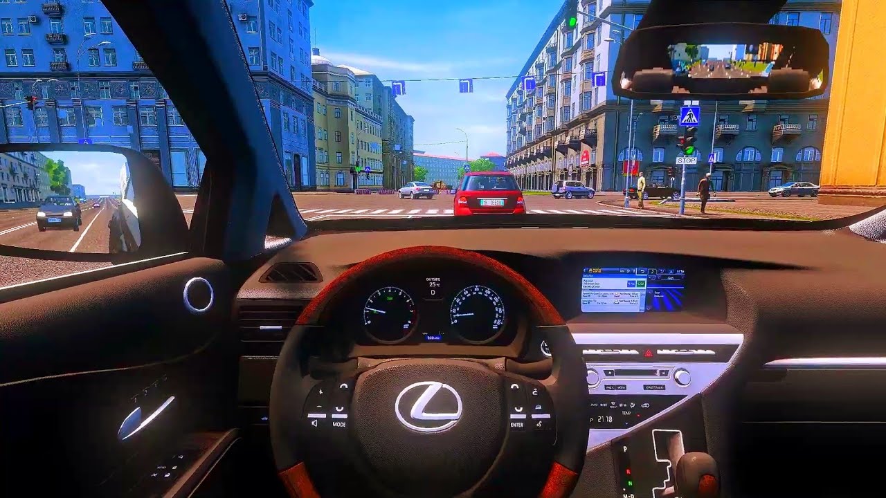 Afternoon Drive | City Car Driving | Lexus RX350 2014 - YouTube