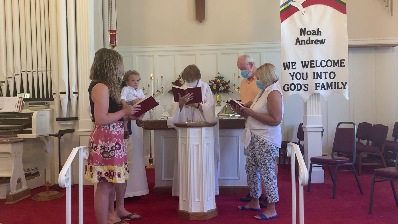 Noah Bossert's Baptism - June 2020 - YouTube
