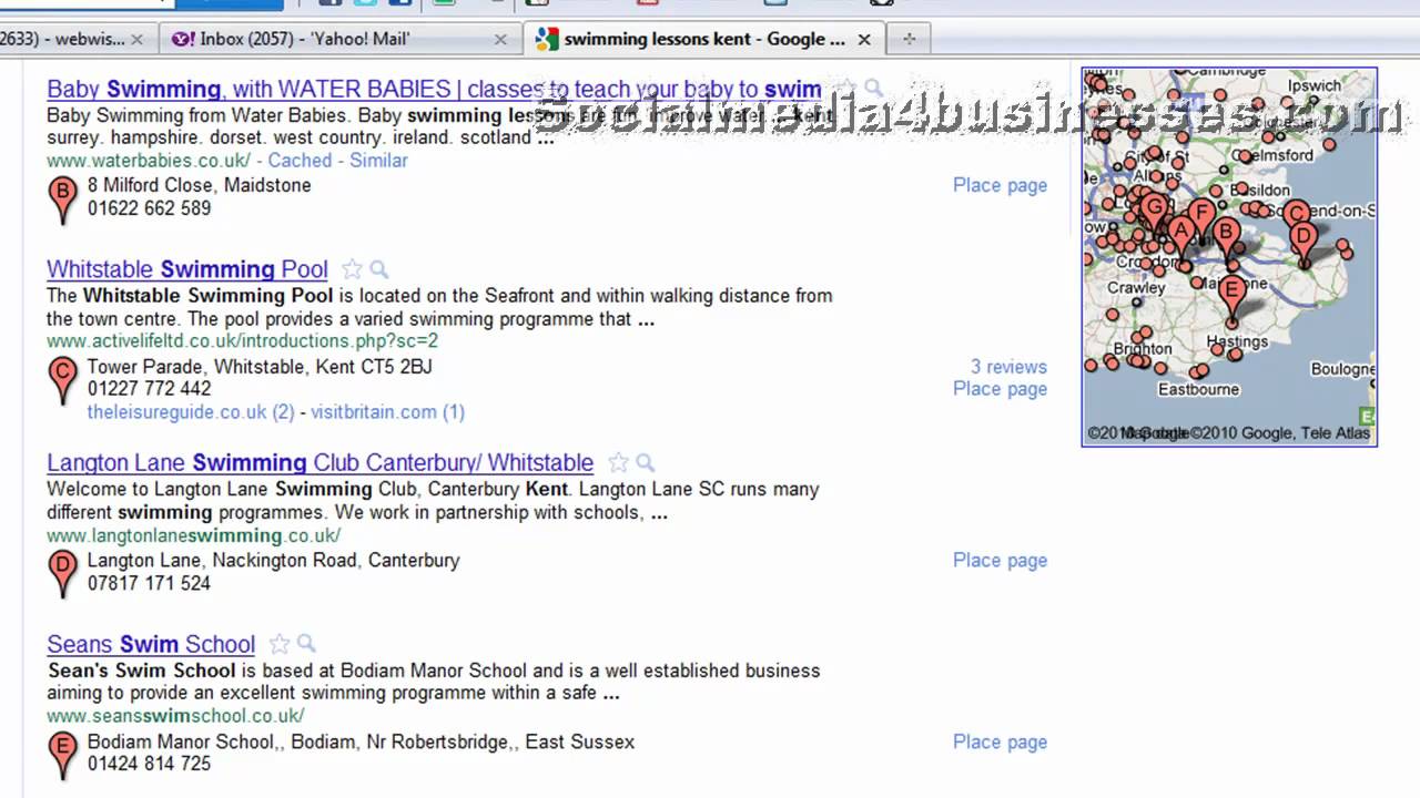 Google Placement First Page for Client - YouTube