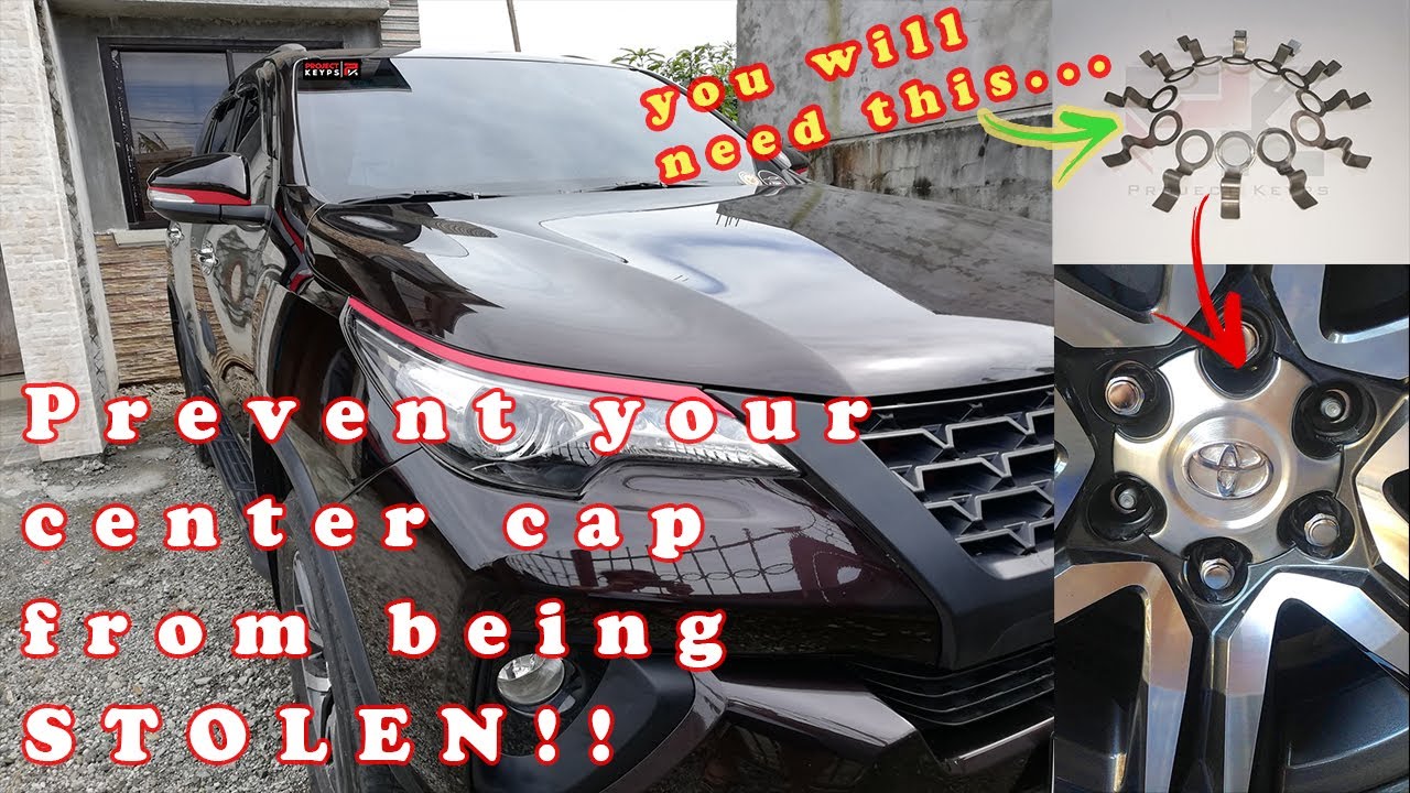 Center Caps Lock Installation (Stainless) - YouTube