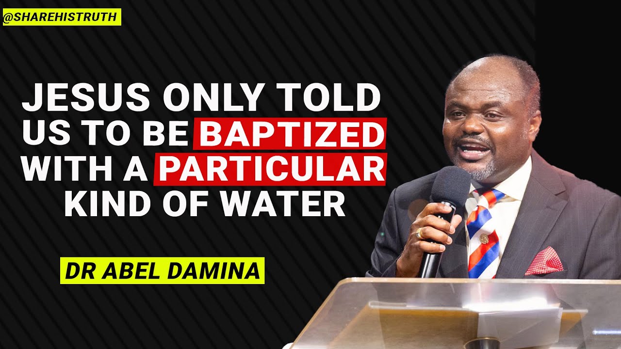 [DEEP] JESUS ASKED US TO BE BAPTISED WITH A PARTICULAR KIND OF WATER ...