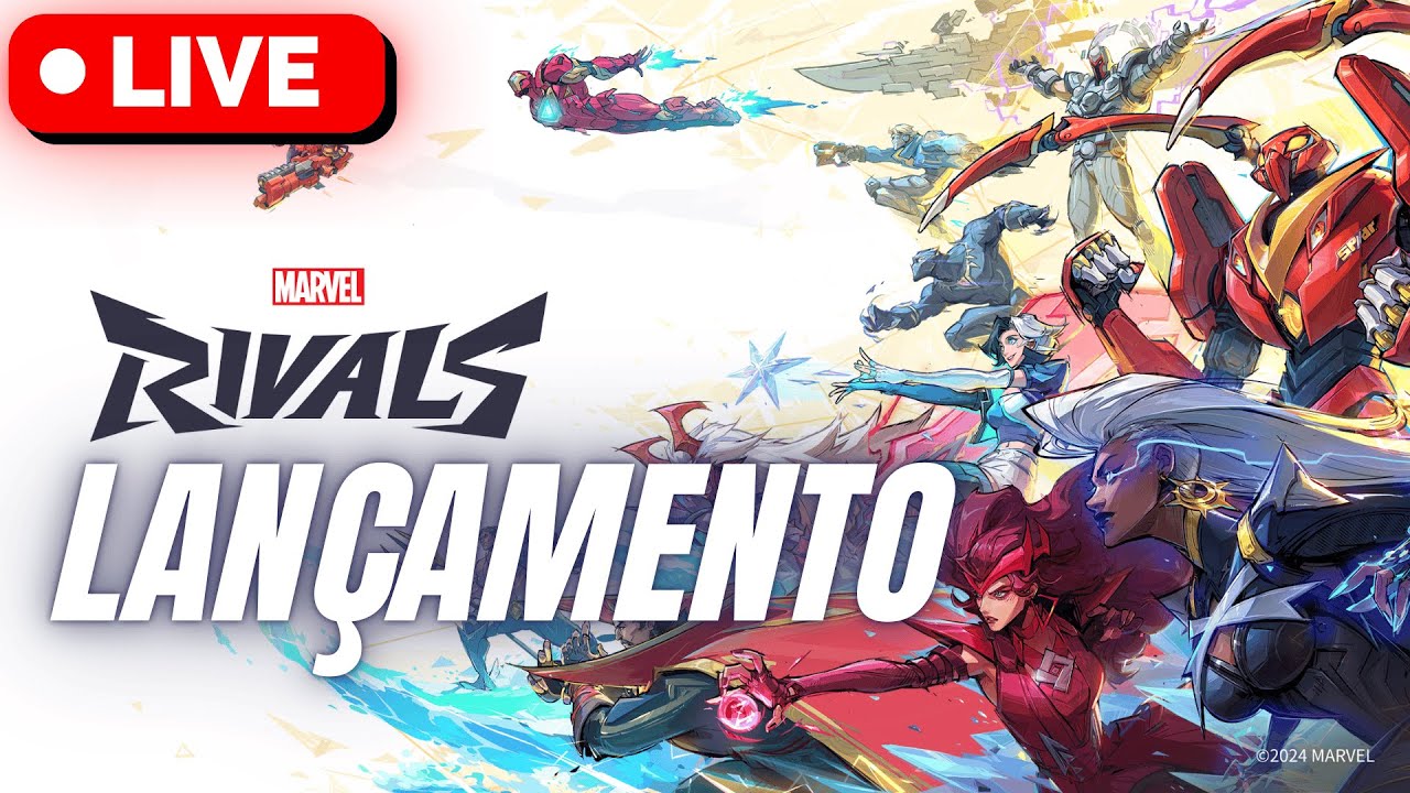 LANÇAMENTO de MARVEL RIVALS | !discord | @nokeimee nas Redes - YouTube