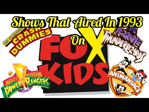 Shows That Aired In 1993 On Fox Kids Network! #foxkids #90s - YouTube