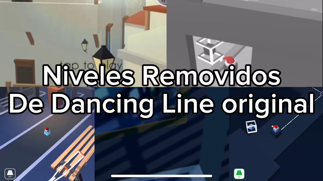 Niveles Removidos de Dancing Line original - YouTube