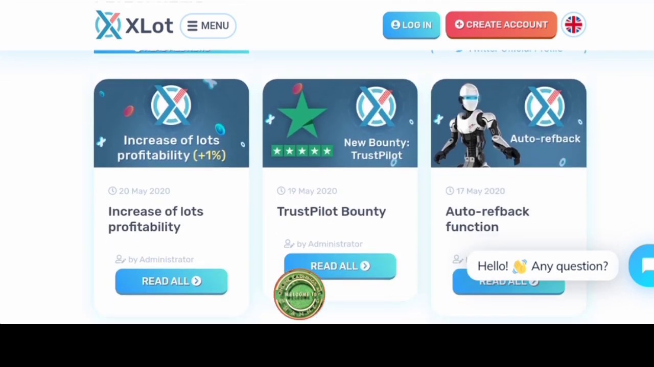 Xlot.co | Daily earning up to 112% | Bounty For everyone full details ...