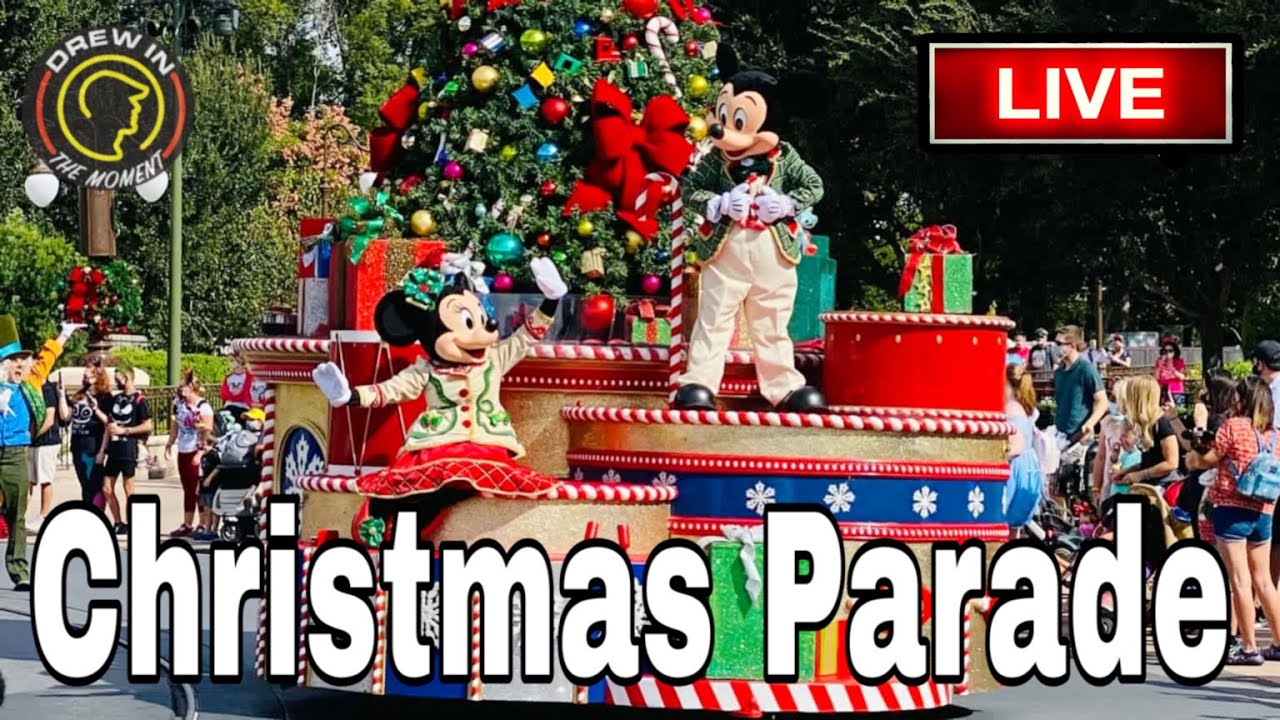 🔴Live: Disney's Magic Kingdom CHRISTMAS PARADE 11-12-2023 | ABC special ...