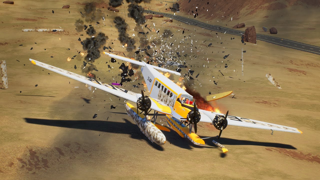 Lego Planes Fly In Giant FIREWALL! Lego Plane Crashes and Lego ...