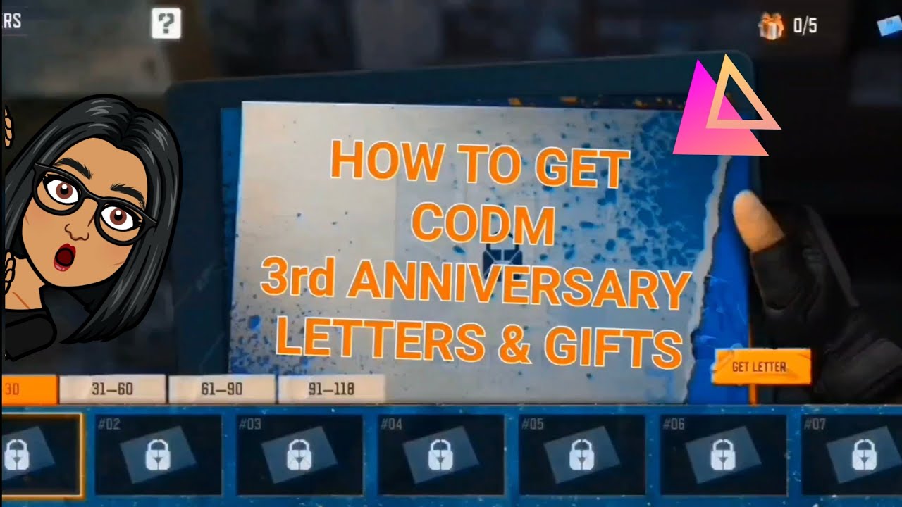 CoDM HOW TO: Get Letters and Gifts (3rd Anniversary 2022) - YouTube