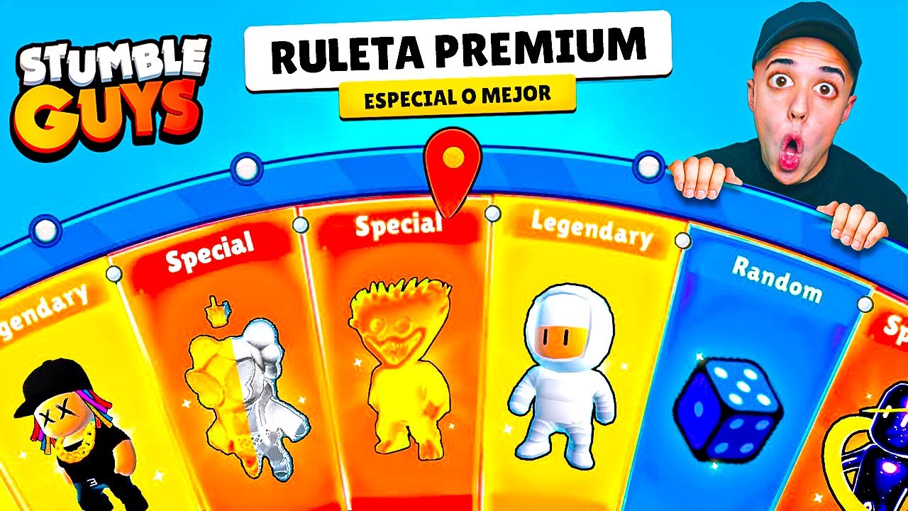 SOLO el 0.01% TIENE esta RULETA EXCLUSIVA de STUMBLE GUYS! 😨 *wtf ...