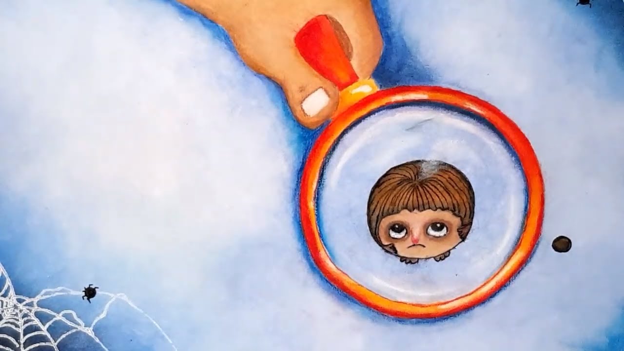 How to paint fine details with oil pastels 🎨Tips and Techniques - YouTube