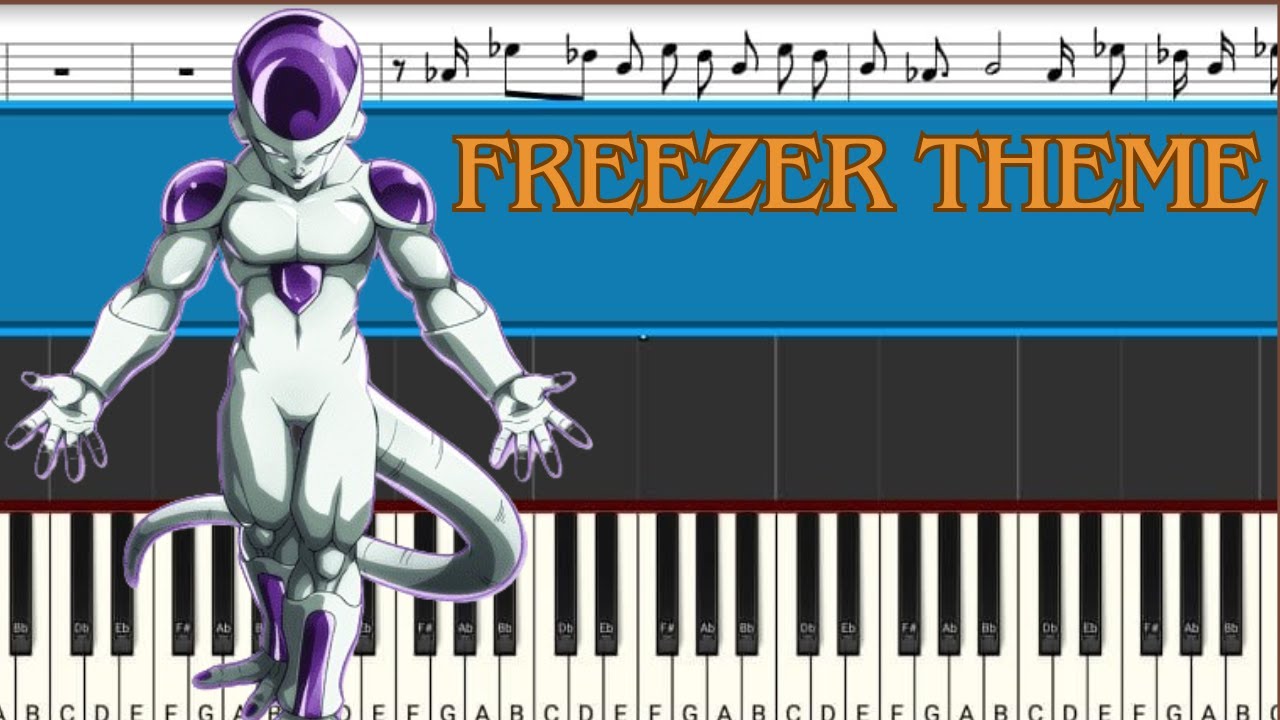 Dragon Ball Z - Freezer Theme - Soundtrack | Piano Tutorial | Midi ...
