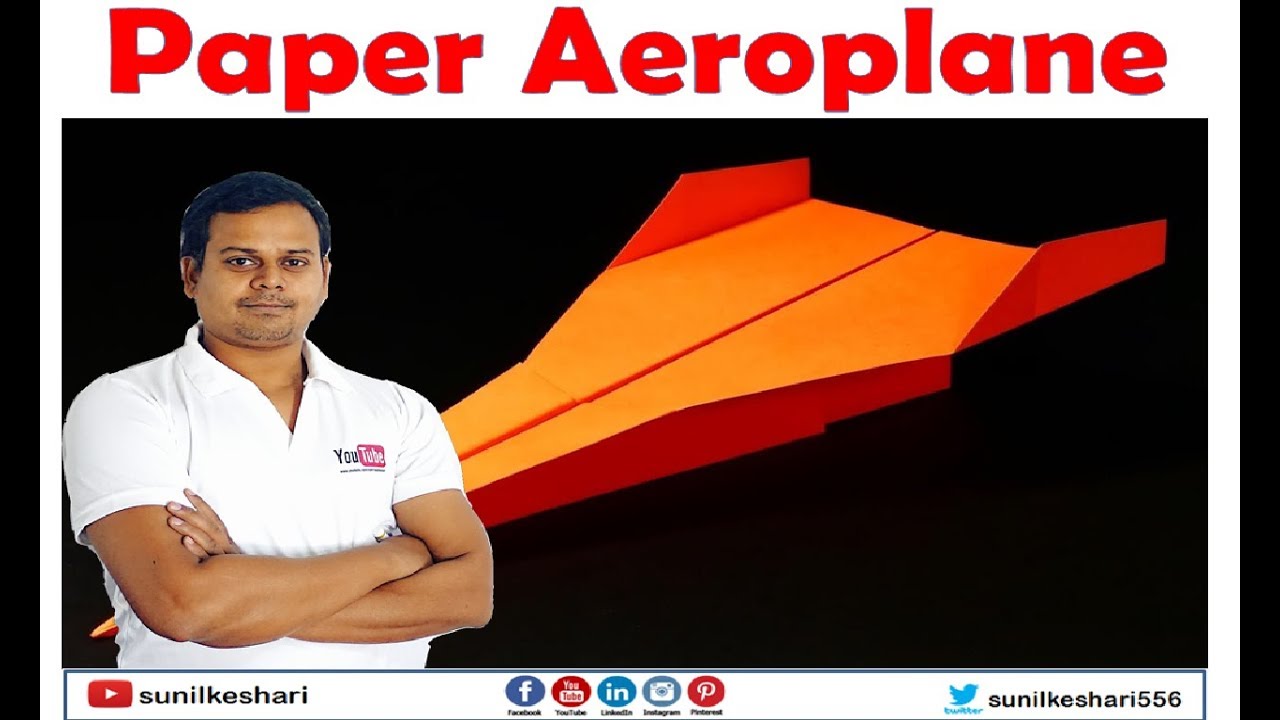 how to make paper aeroplane - YouTube