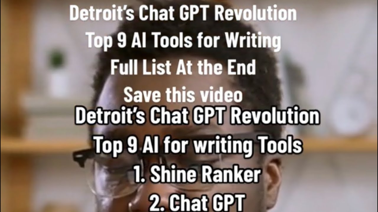 Detroit Chat GPT Revolution AI Tools (Top 9 Writing) # ...