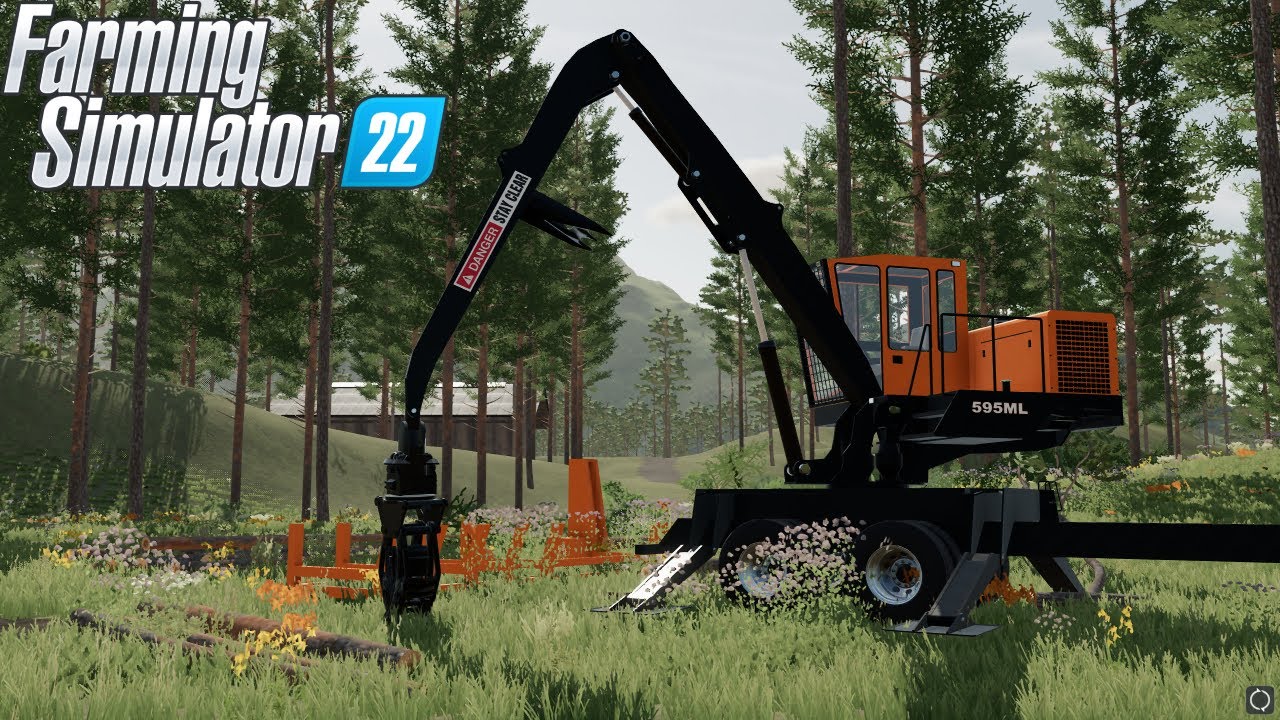 Barko 595 Loading | Farming Simulator 22 - YouTube
