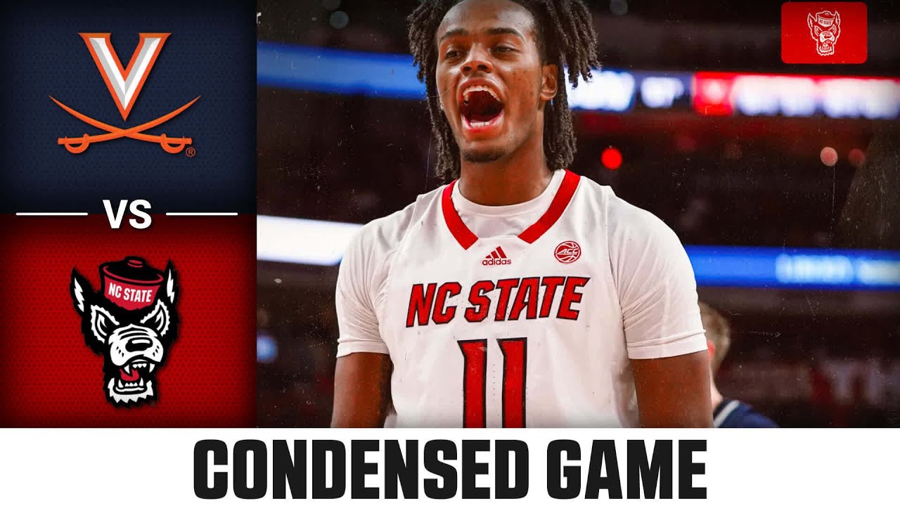 Virginia vs. NC State Condensed Game | 2023-24 ACC Men’s Basketball ...