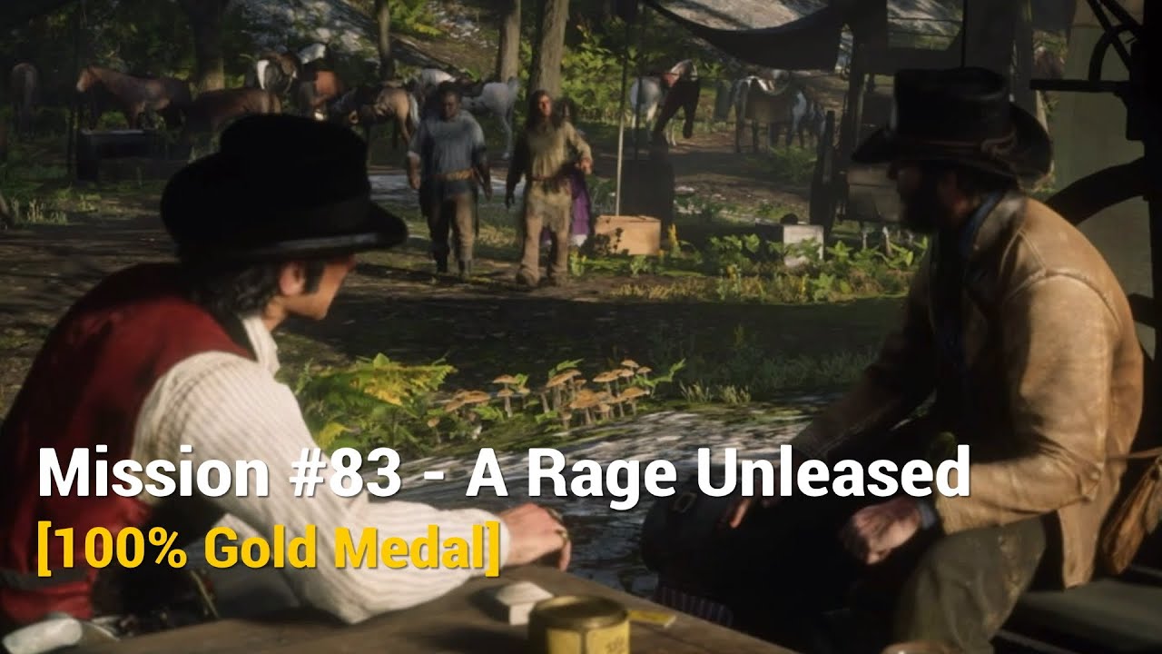 RDR2 - Mission #83 - A Rage Unleased [100% Gold Medal] - YouTube
