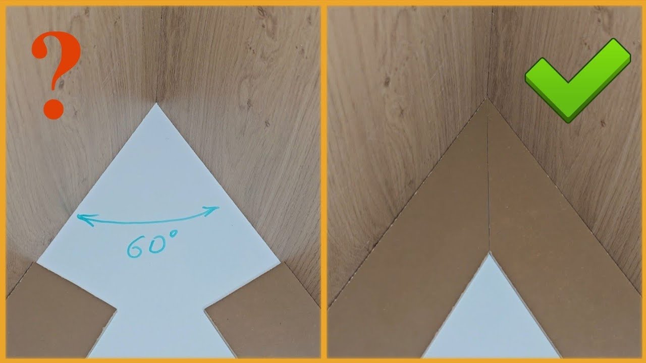 The secret of perfect corner cutting for 60°/90°/120° - YouTube