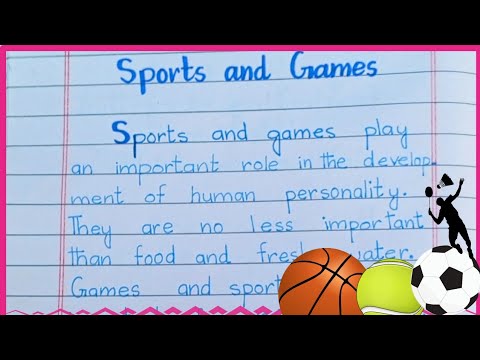 Essay sports and games for 10th class with quotations||Short essay on ...