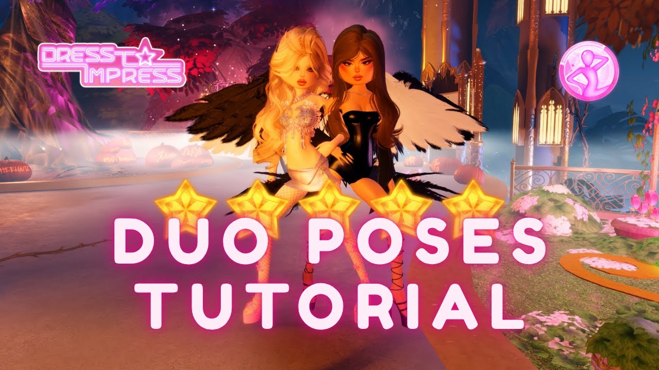 Unlock All Duo Poses! Dress to Impress Pose Pack Guide - Full Tutorial ...