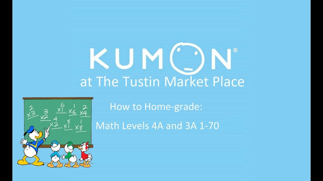 Math 4A and 3A 1-70 - YouTube
