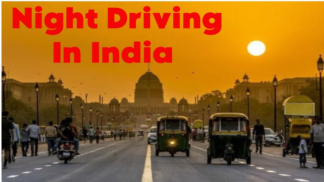 Driving at Night Time in Delhi | India | Night Driving | Delhi Road ...