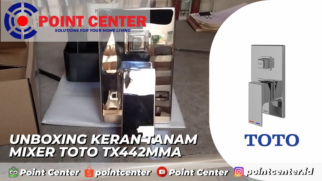 Unboxing Keran Tanam Mixer Cakep dari TOTO | Single Lever Concealed ...