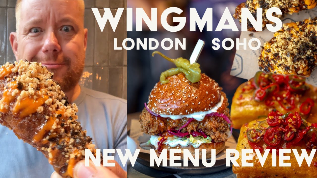Wingmans London Soho - New Menu Review - YouTube