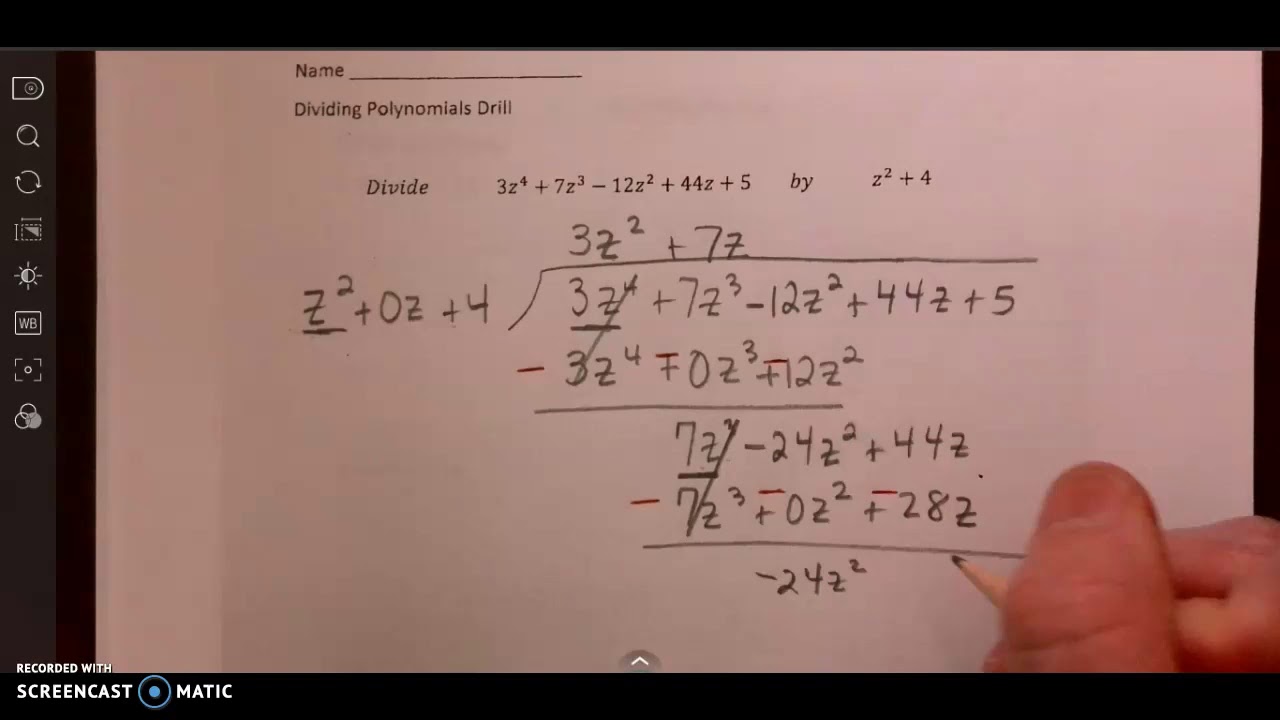 Drill Long Division Quiz Review Folder YouTube Drill Long Division Quiz Review Folder YouTube