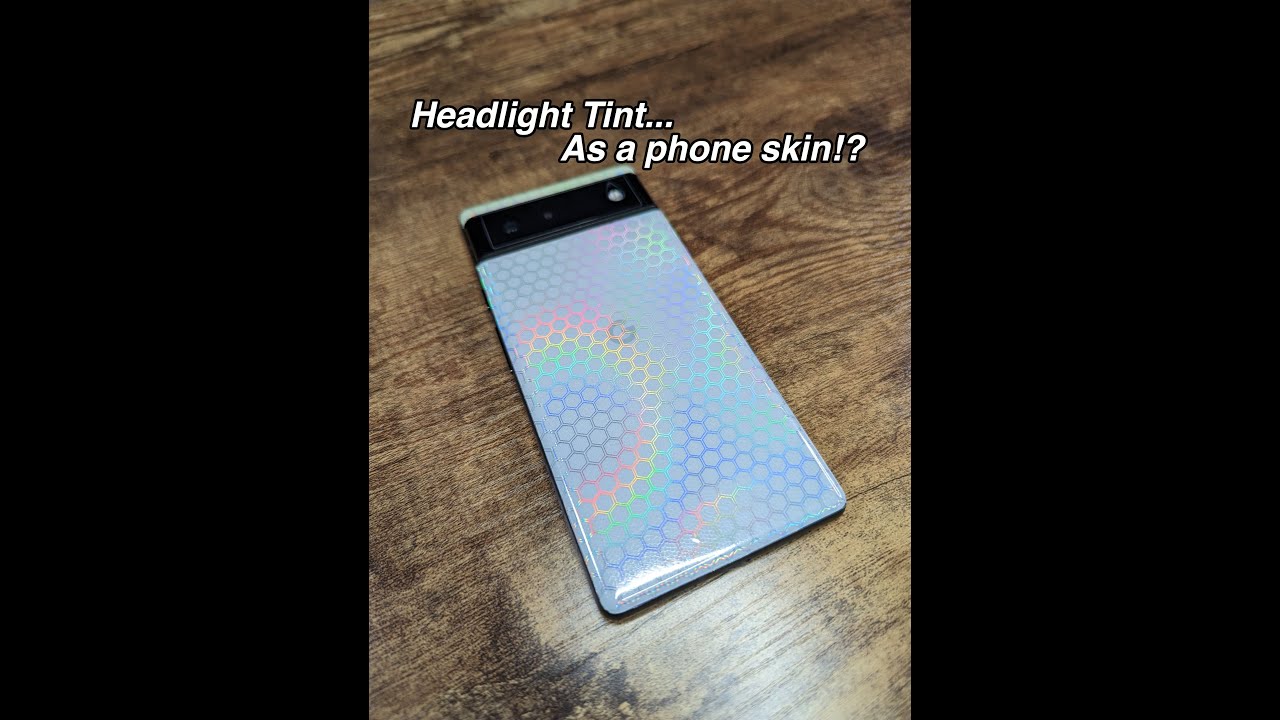 Make Your Own Phone Skin with Vinyl Wrap Tint - YouTube