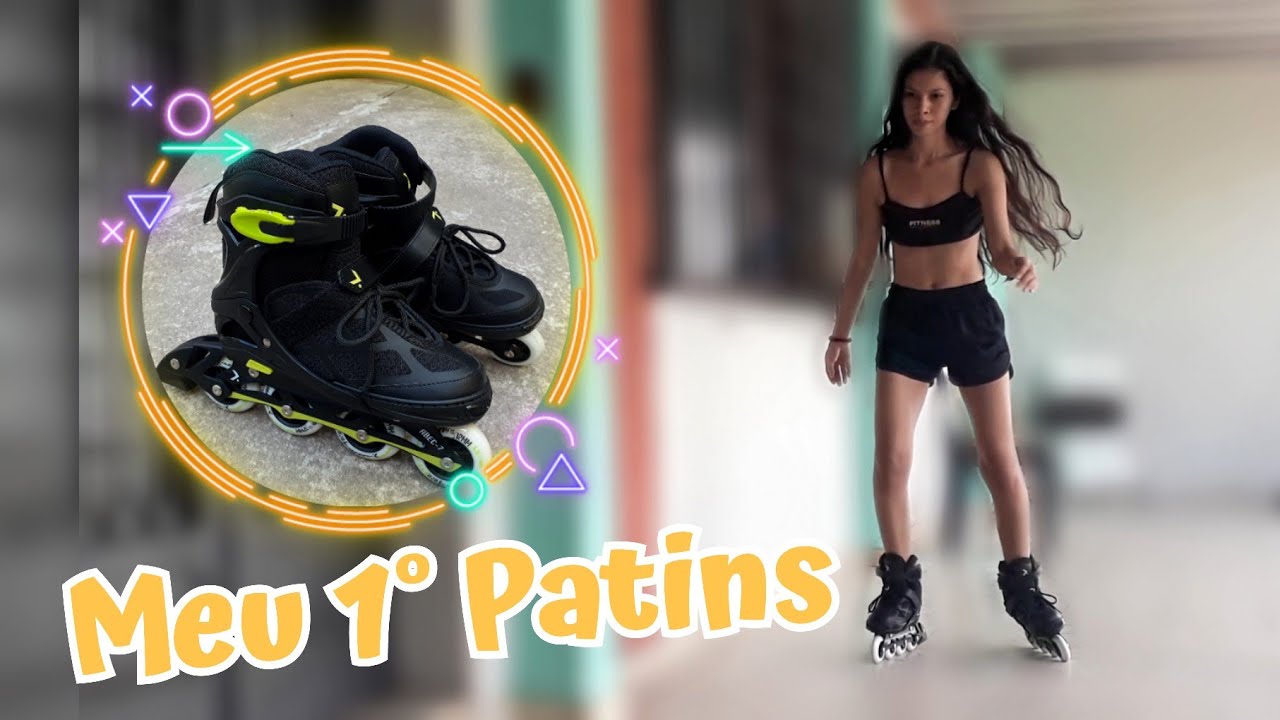 COMPREI MEU PRIMEIRO PATINS INLINE - YouTube