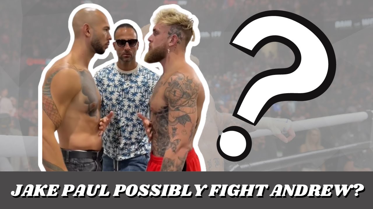 Jake Paul and Andrew Tate face off as they tease a possible fight ...