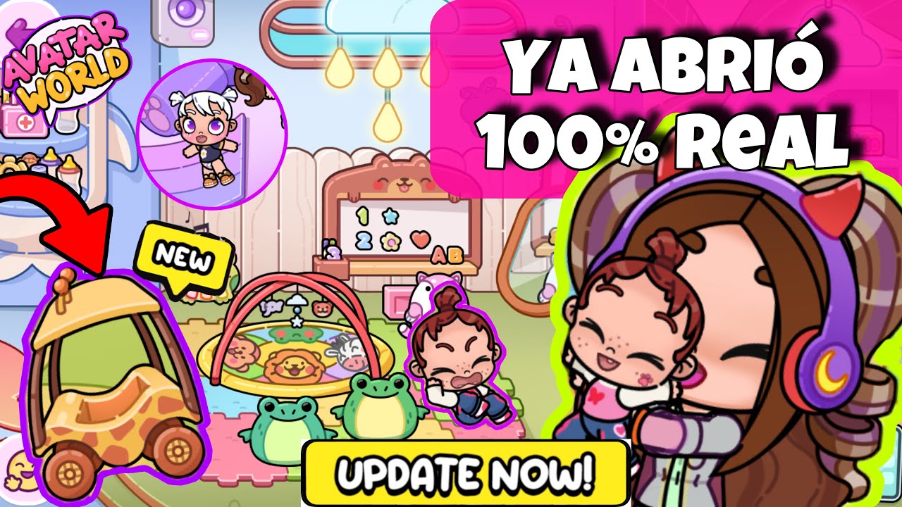 NUEVA ACTUALIZACION YA ABRIÓ LA GUARDERIA en Avatar World con ARILUNA ...