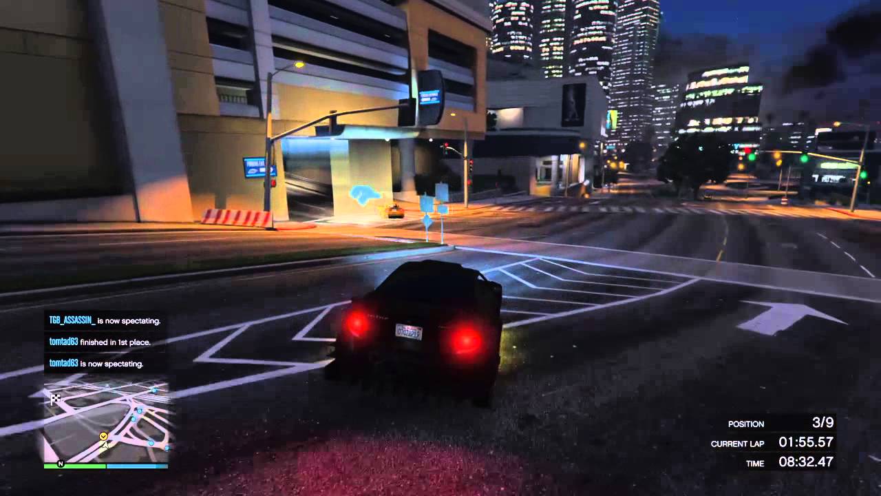 GTA 5 Battle for second place + Amazing overtake - YouTube