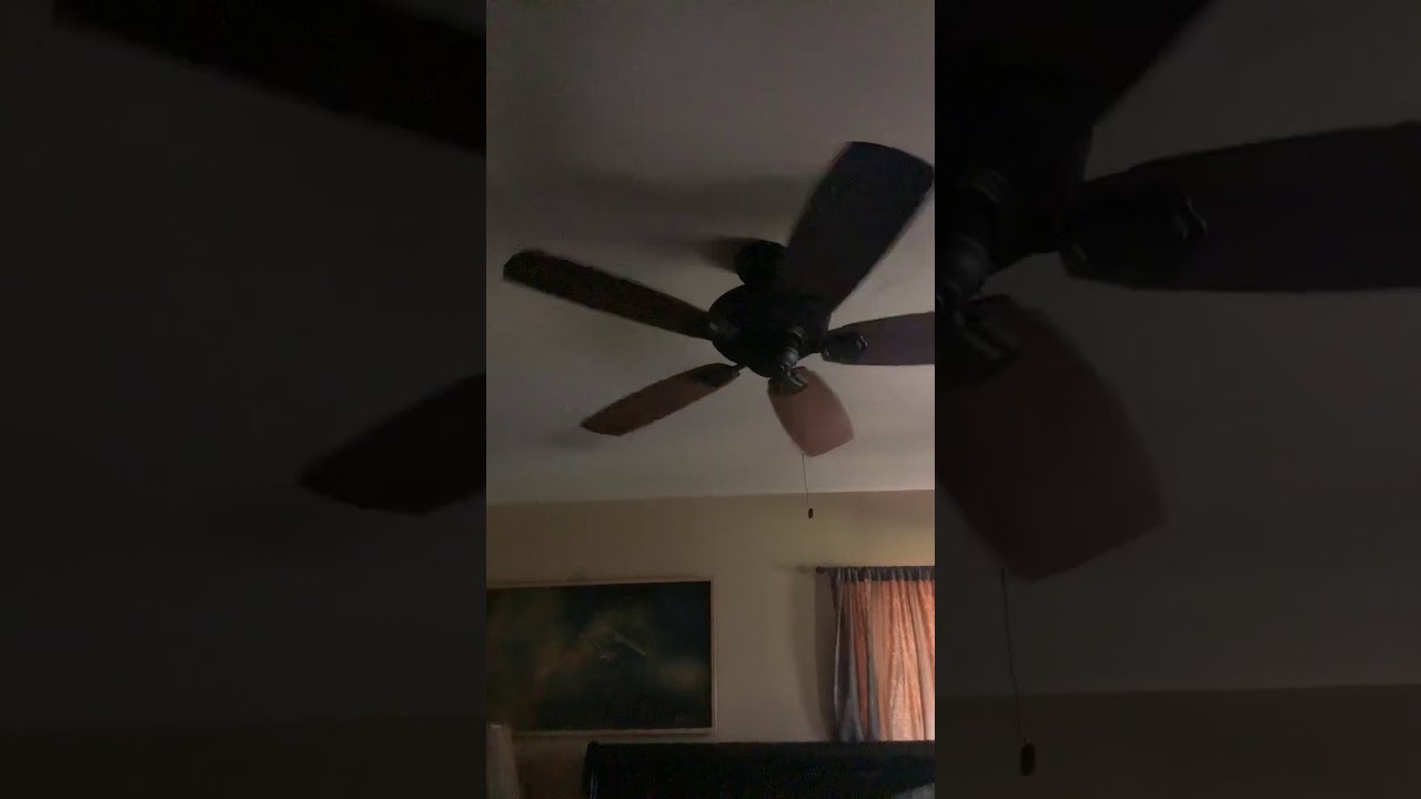 Hampton Bay Heirloom 5 Blades Ceiling Fan - YouTube