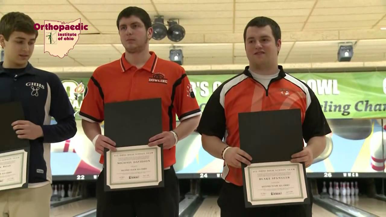 Blake Spangler, Coldwater Senior Bowler - YouTube