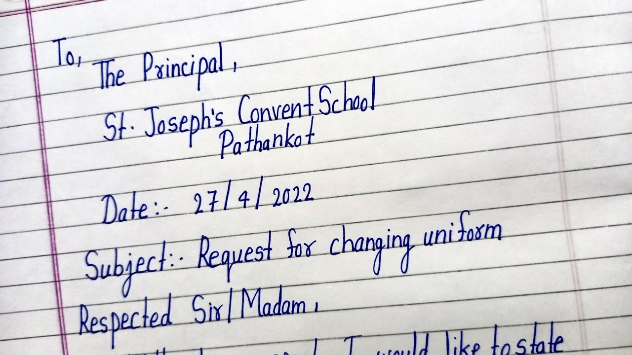 application to the principal/application to the principal of your ...