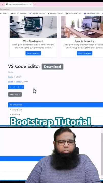 Bootstrap #bootstrap #webdevelopment #fullstackwebdevelopmen #html #css #js #fyp #shahidnaeem ...