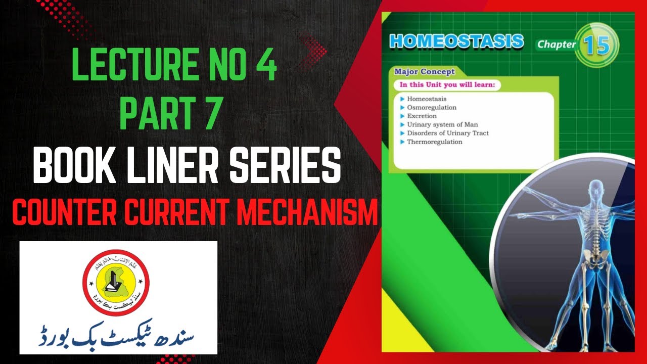COUNTER CURRENT MECHANISM | Lecture No 4 Part 7 | 2ND Year Biology New ...