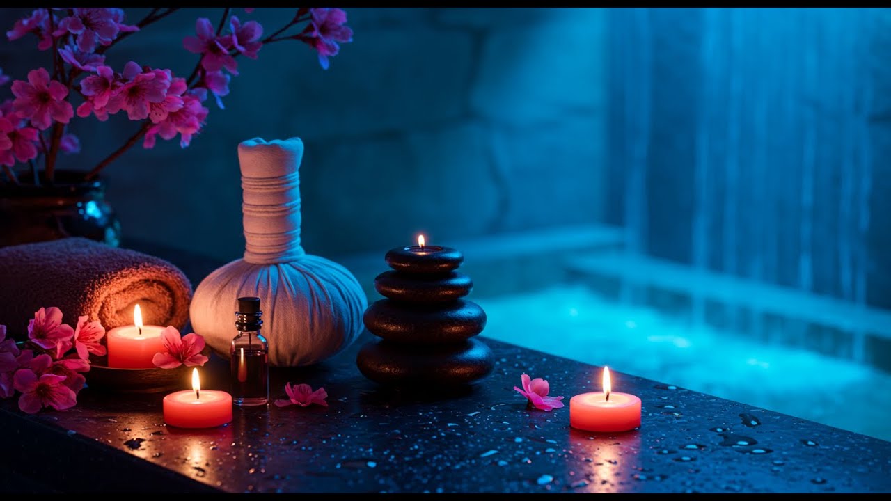 Soothing Spa Piano 🌿 Relaxing Music with Nature Sounds ~ Relieve Stress ...