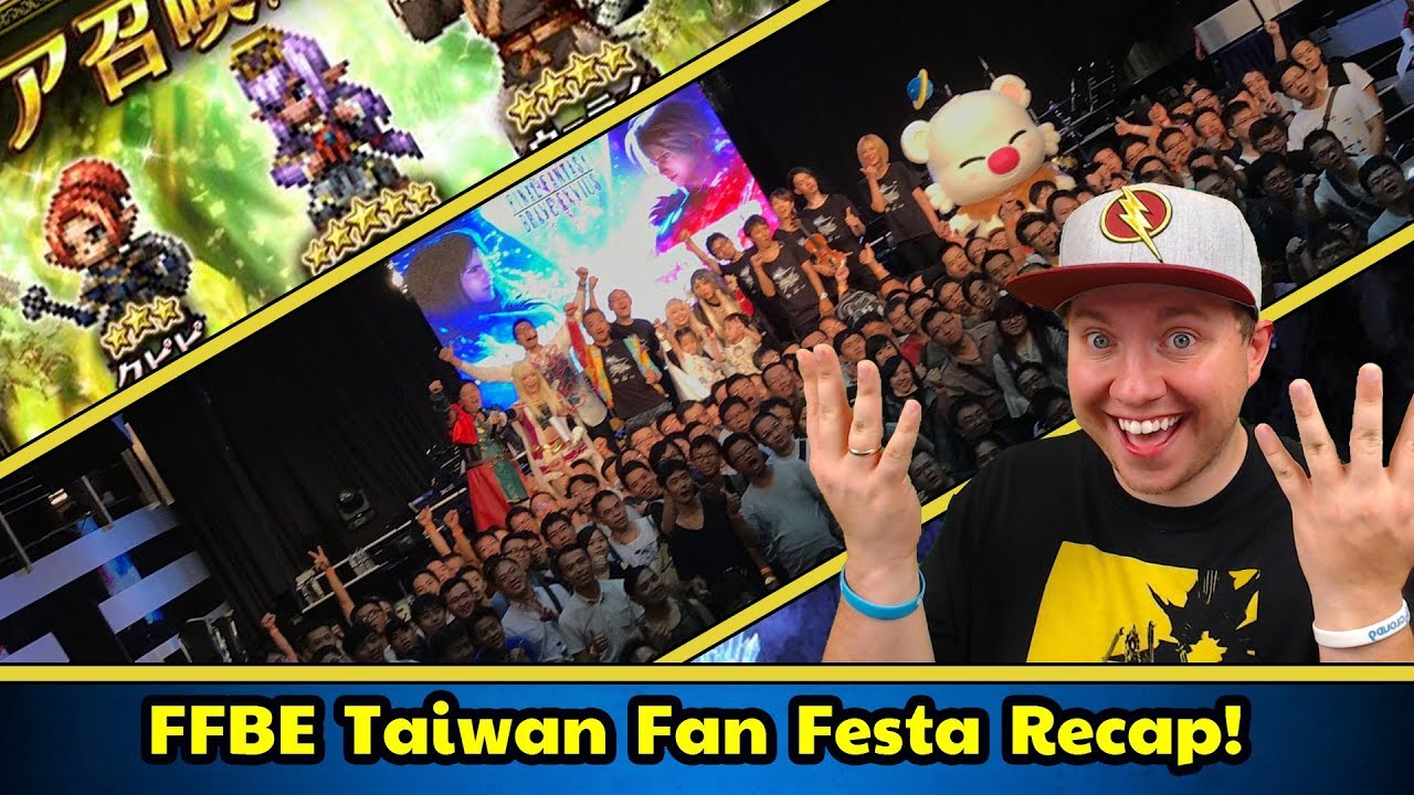 [FFBE] Final Fantasy Brave Exvius - FFBE Taiwan Fan Festa Recap! Big ...