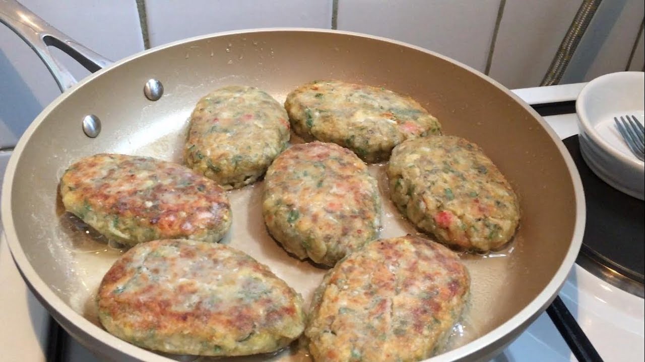 Badımcan kotleti. Ləzzətli badımcan yeməyi--sınamağa dəyər--RAMAZAN ...